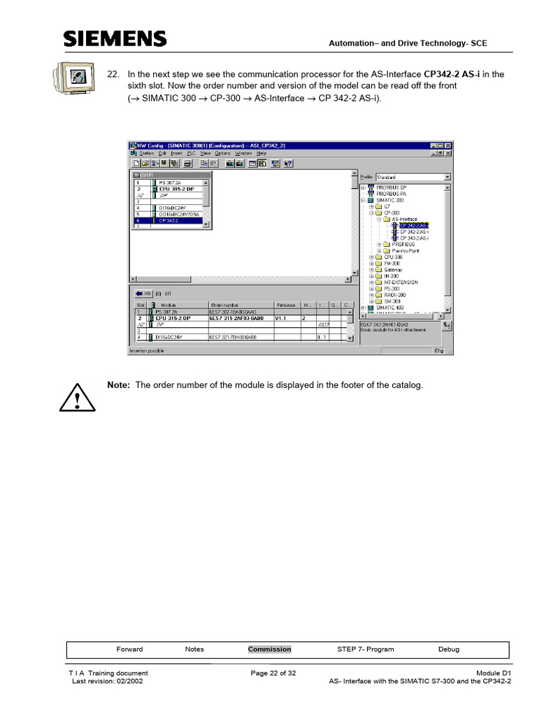 AS-Interface-With-SIMATIC-S7-300and-the-CP342-2-CP343-2 22 | PDF