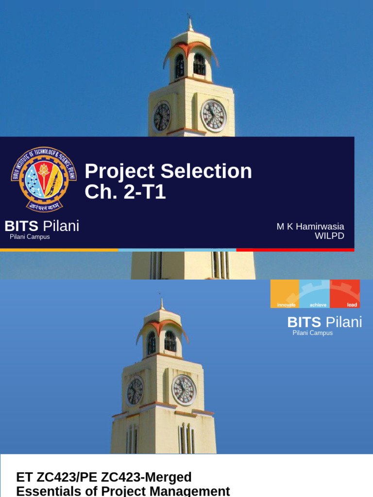 L7 Project Selection | PDF | Net Present Value | Business