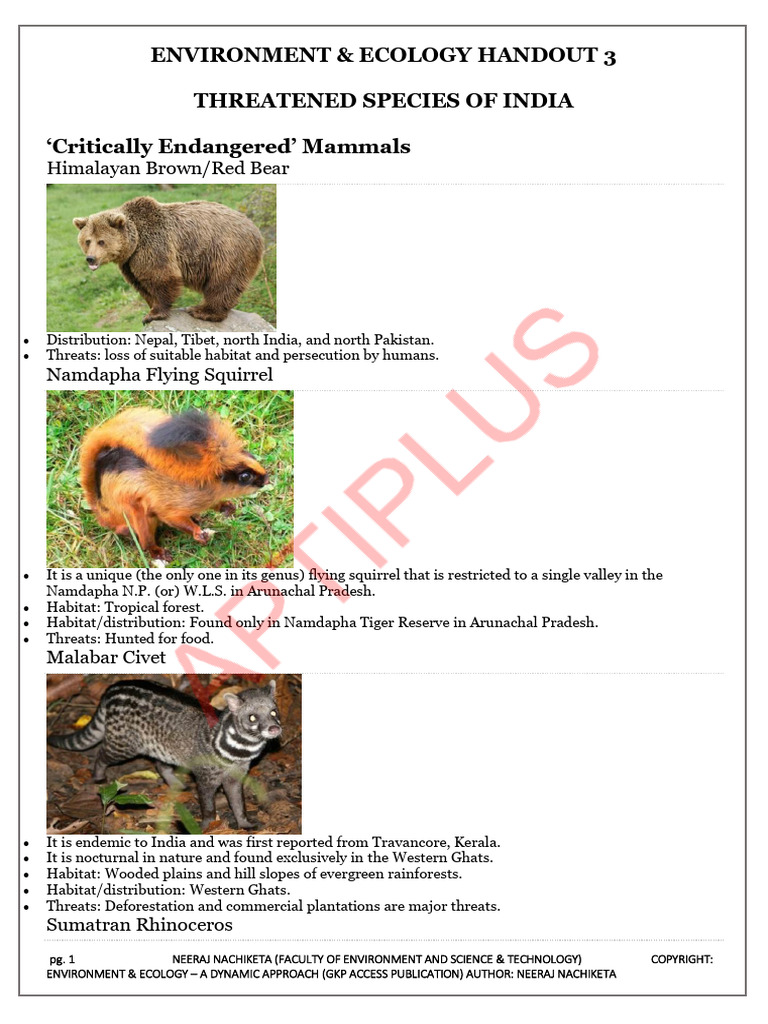HANDOUT 3_CONCEPTS OF ECOLOGY_NEERAJ NACHIKETA SIR (2) | PDF | Natural Environment