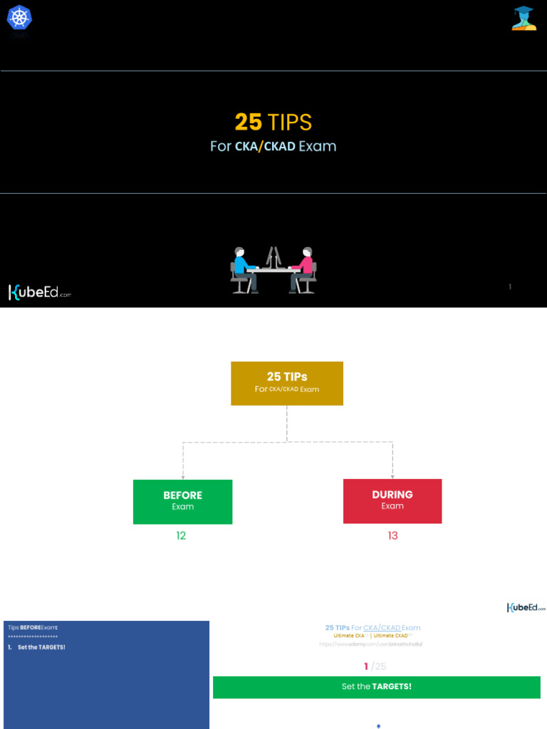 My 25 TIPS To Score 100% in CKA Exam | PDF | Software | Computing