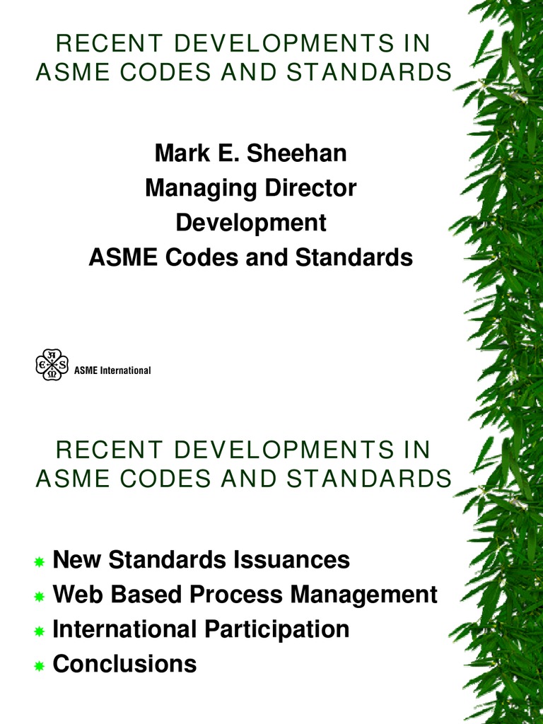 Asme Codes & Standards Newdevs | Risk Management | Risk