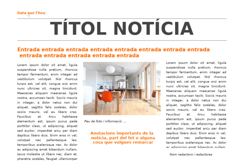 Plantilla Notícia | PDF