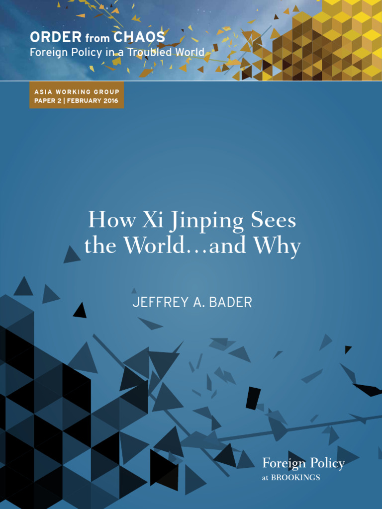 LECTURA No.28-CHINA-BADER | PDF | World Politics | China