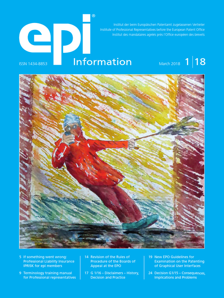 Epi Information 01 2018 | PDF | Insurance | Patent Law