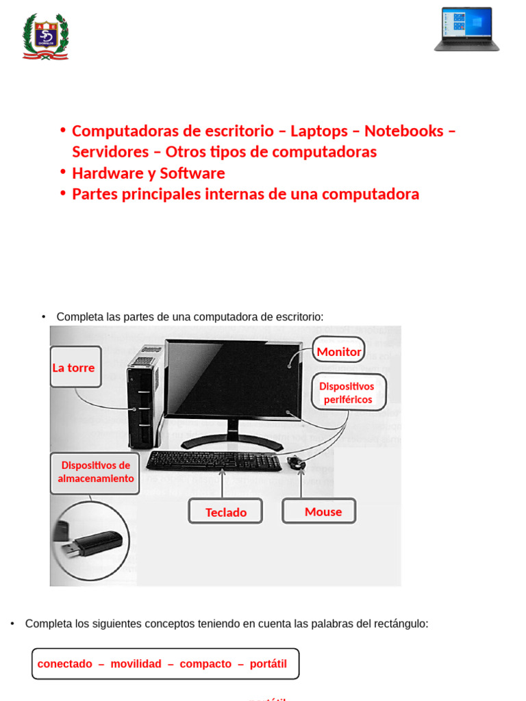 Temas A Estudiar para La Segunda Práctica Calificada de Cómputación - Sexto Grado | PDF ...