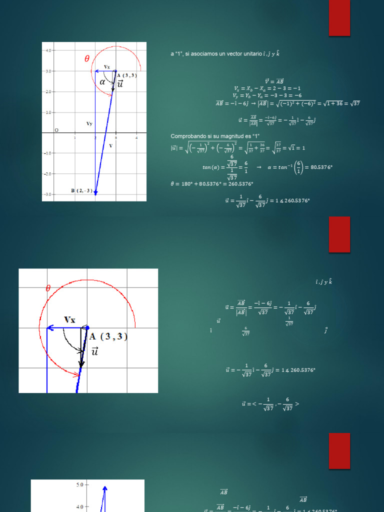 2 Vectores Unitarios y Productos Escalar y Vectorial | PDF | Vector Euclidiano | Escalar ...