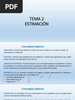 TEMA 4-ESTIMACIÓN PUNTUAL Y POR INTERVALOS DE CONFIANZA | PDF | Estimador | Teoría de la estimación