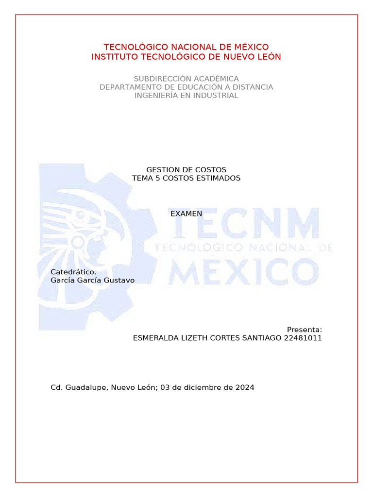 Examen Esmeralda | PDF