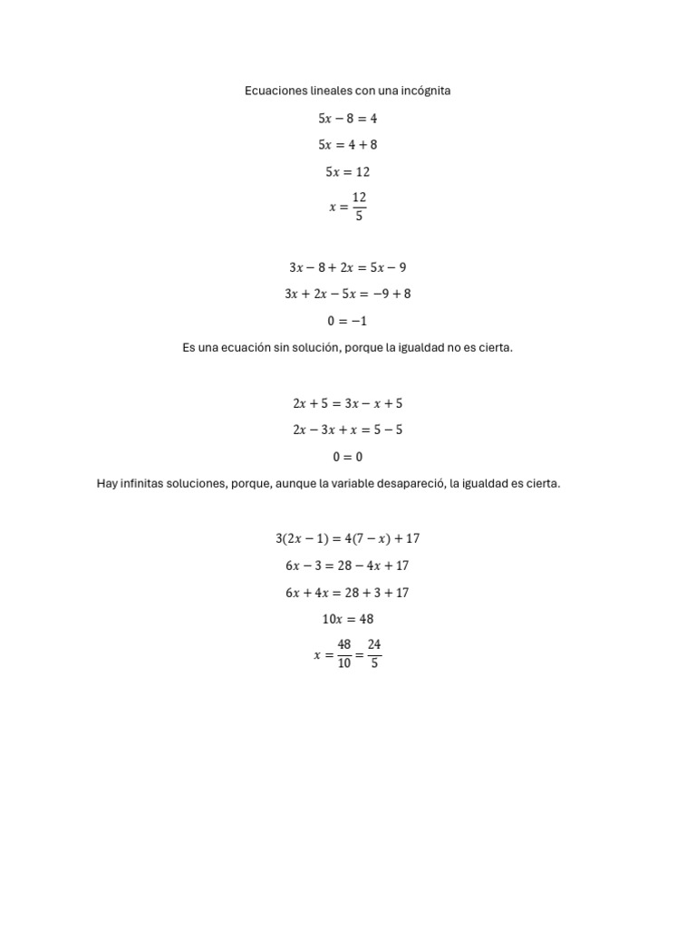 MATE | PDF | Sistema de ecuaciones lineales | Matemáticas Aplicadas