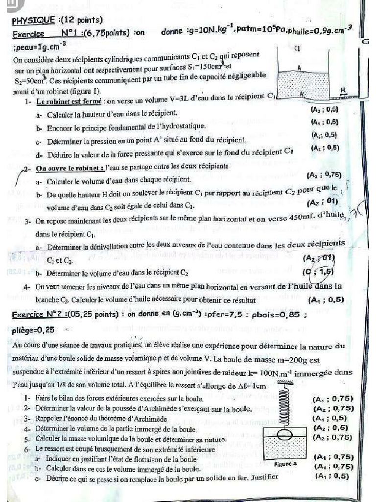 Devoir Phy | PDF