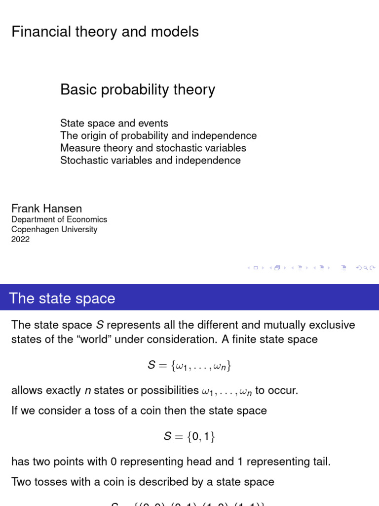 3. Basic probability theory | PDF | Probability Theory | Probability