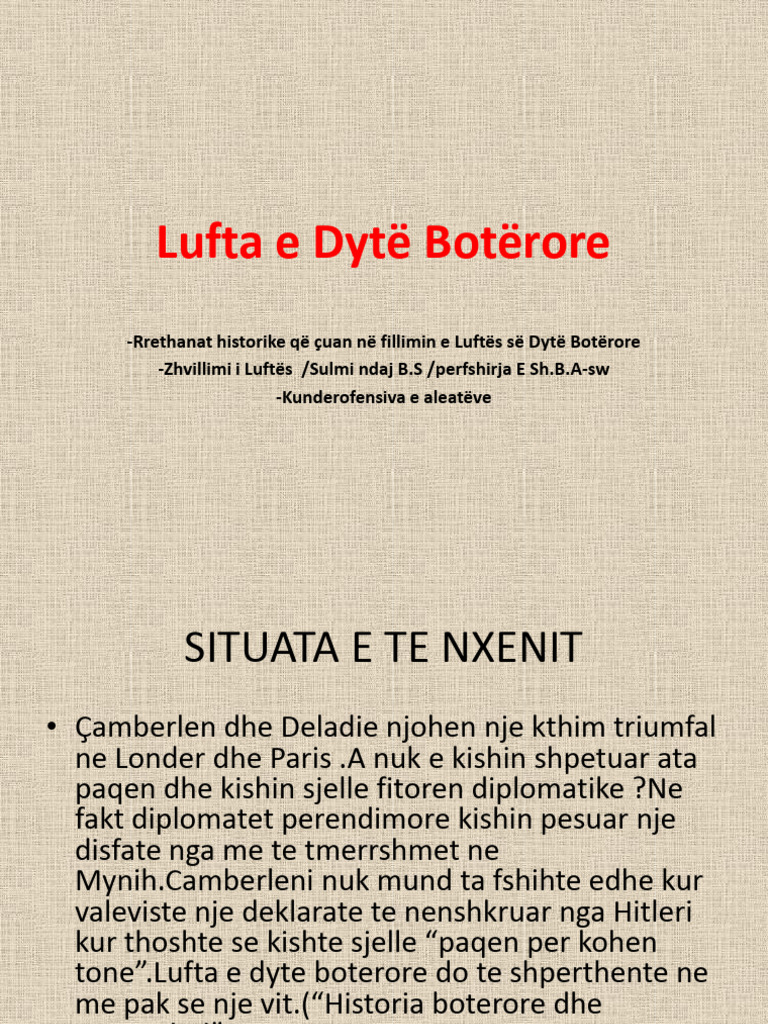 8-Lufta e Dyte Boterore-2 | PDF
