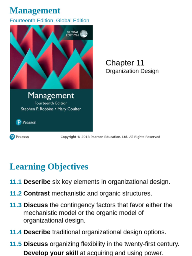 Key Elements of Organizational Design | PDF | Organizational Structure ...