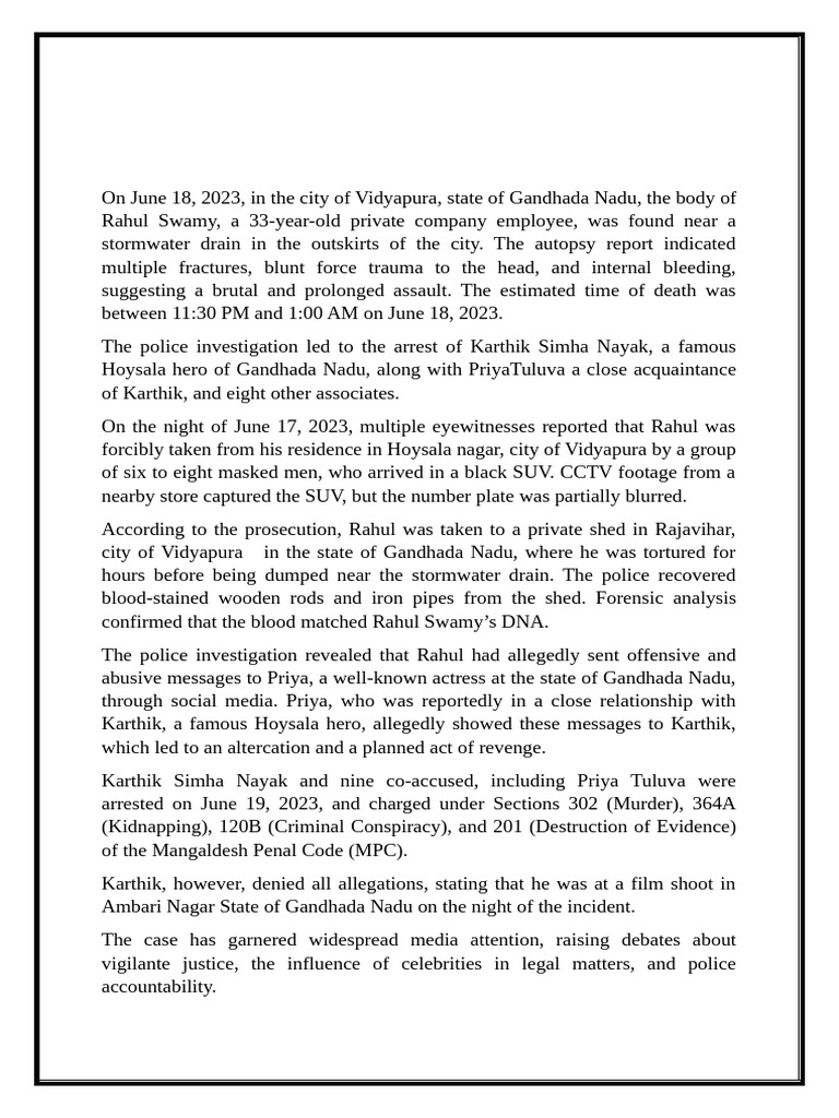 Moot Court Exercise On Criminal Case Version 2 | PDF | Bail | Criminal Law