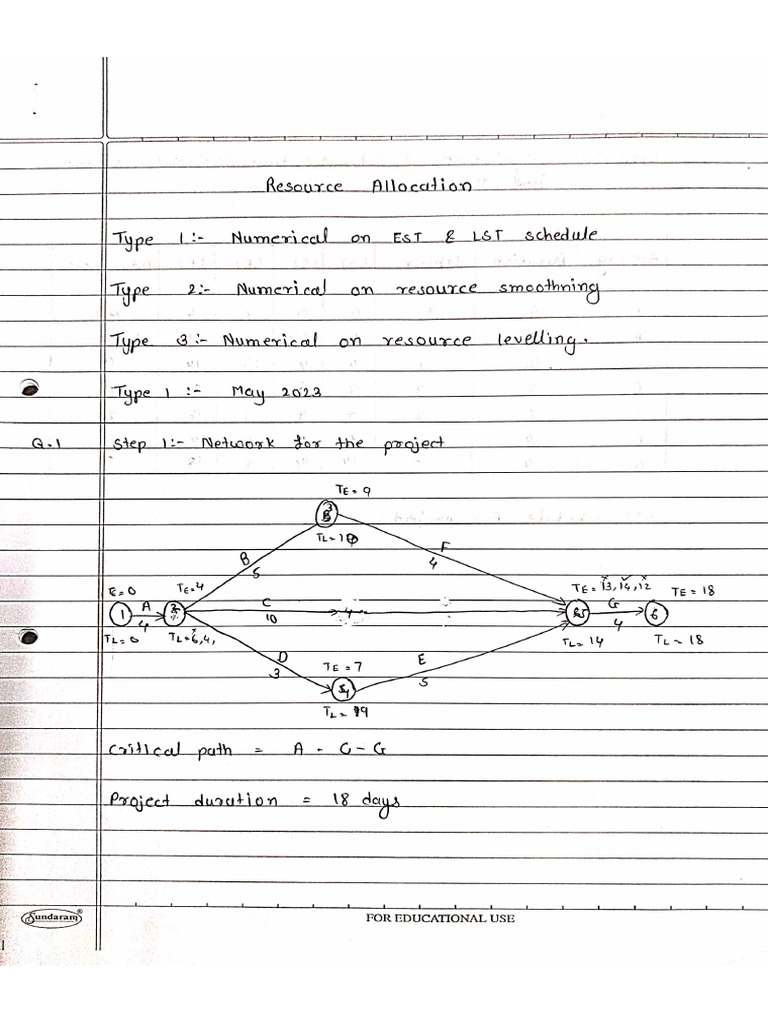 Numerical On EST LST Schedule | PDF