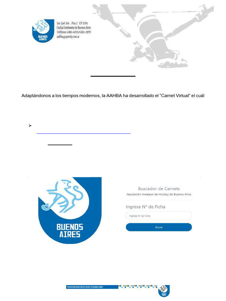 Instructivo Carnet Virtual | PDF