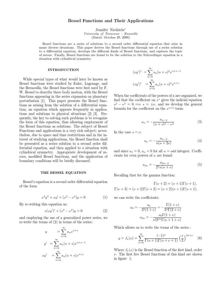 Bessel Functions | PDF | Frequency Modulation | Teaching Mathematics