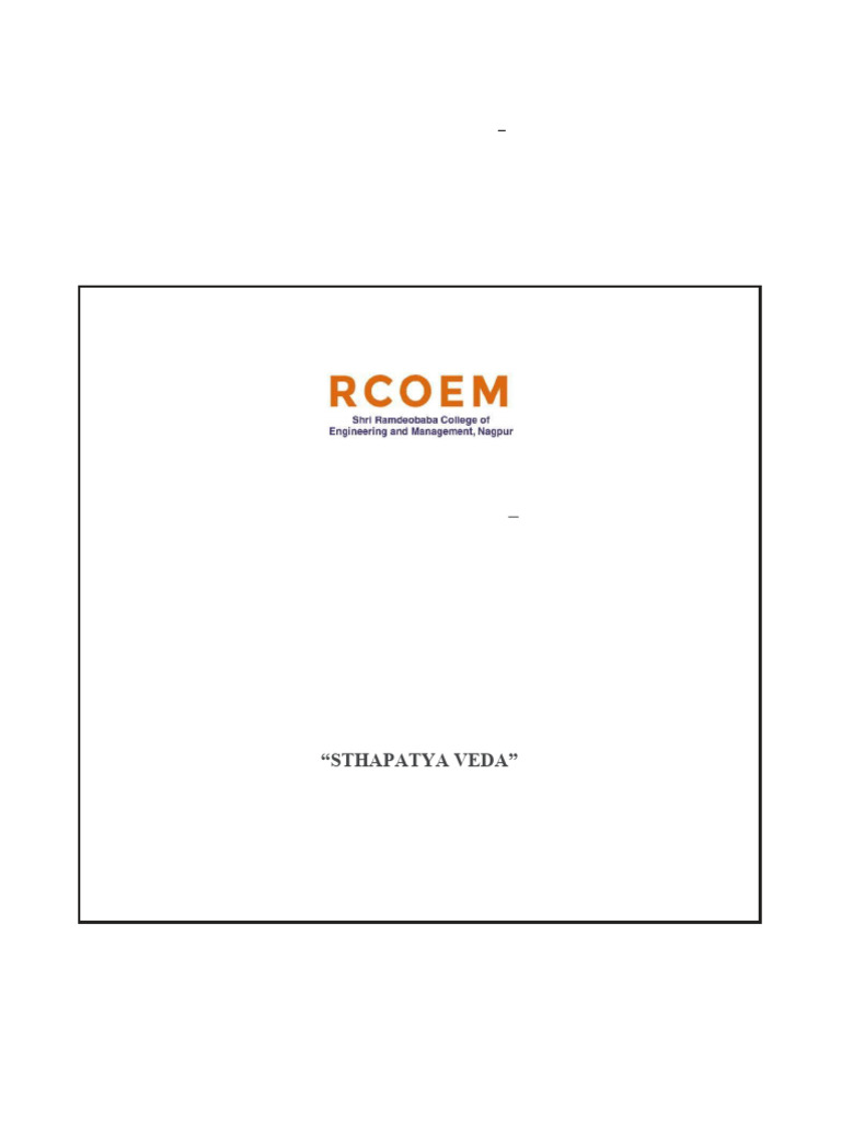 Sthapatya Veda One Year Certificate Course - Foudation | PDF | Yoga | Breathing