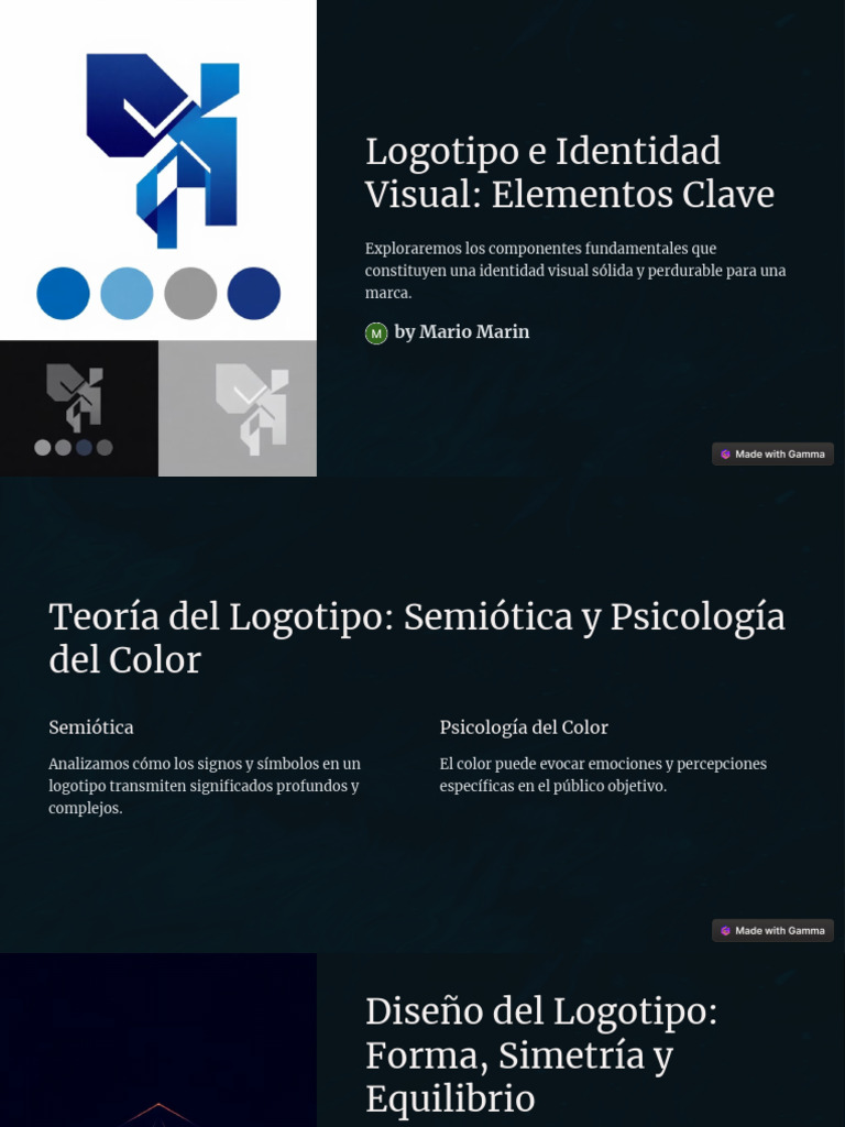Logotipo e Identidad Visual Elementos Clave | PDF | Color | Gestión de ...