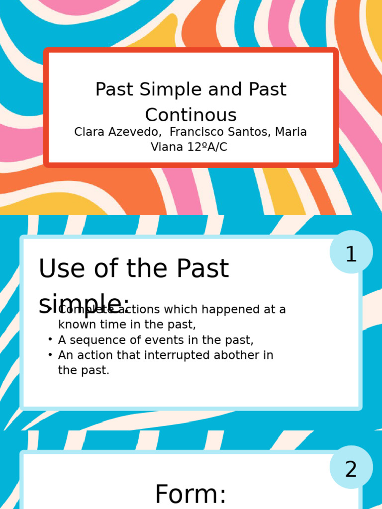 Past Simple Past Continous | PDF