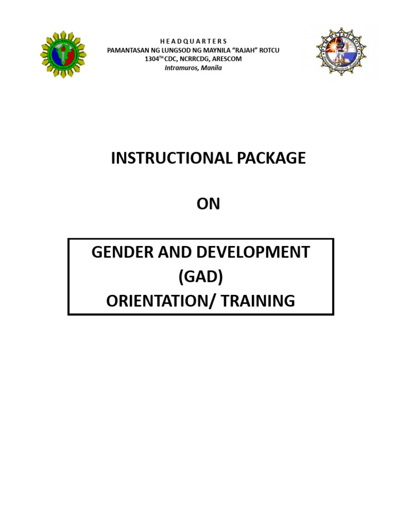 GAD Awareness HANDOUTS | PDF | Gender Equality | Gender Studies