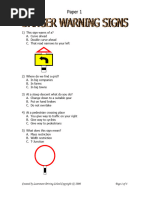 Provisional Driving Test Questions 2024 | PDF | Transport