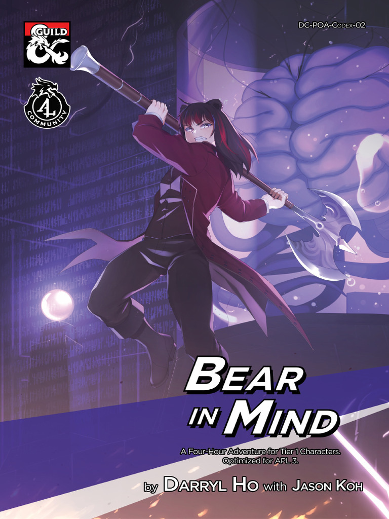 DC-POA-CODEX-02 -Bear in Mind | PDF | Dungeons & Dragons | Wizards Of The Coast