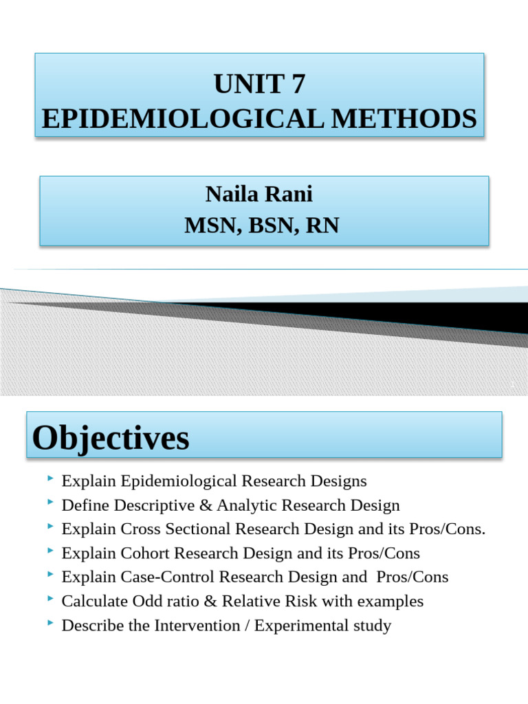 Epidemiological Research Designs Explained | PDF | Epidemiology ...