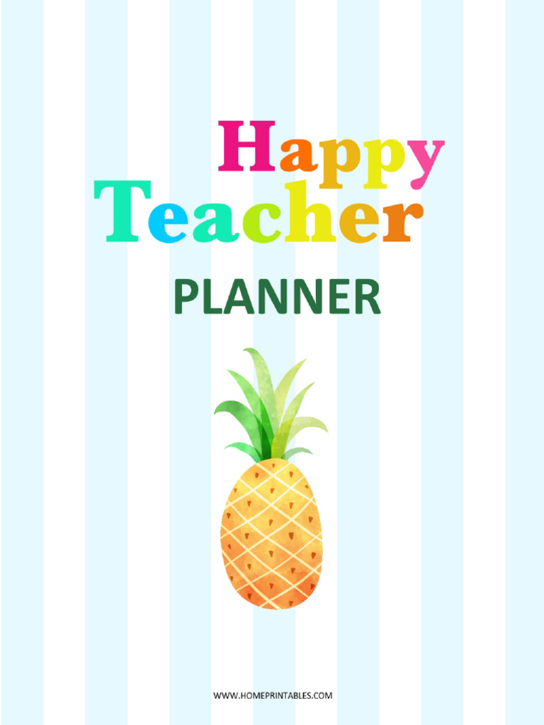 Teacher Planner by Home Printables (Version 2.0) | PDF