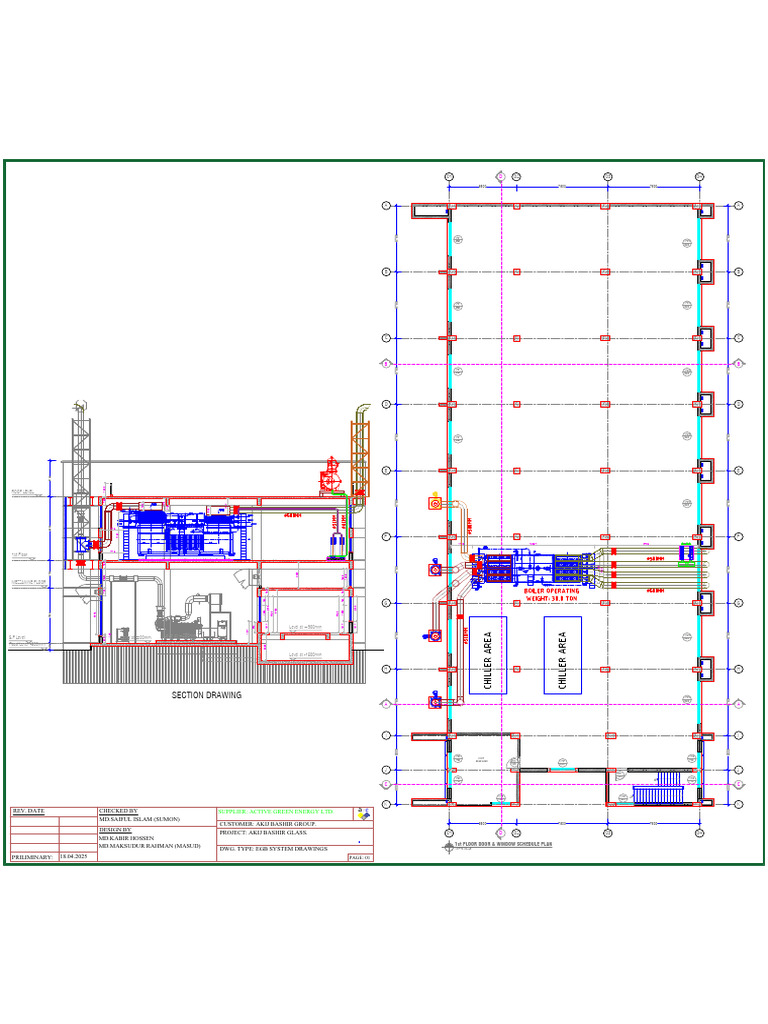 EGB Layout and Section drawing | PDF