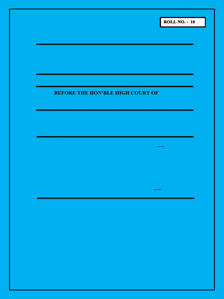 Moot Memorial Front | PDF