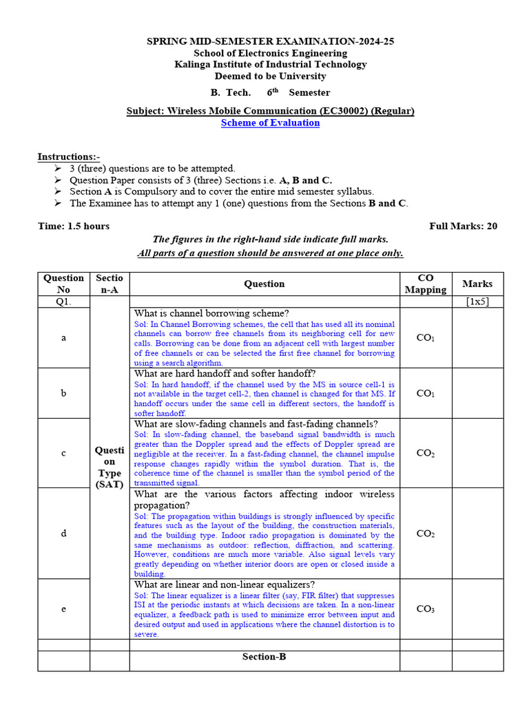 Ec-30002 (WMC) - CS Mid Feb 2025 | PDF | Radio Technology | Computer ...
