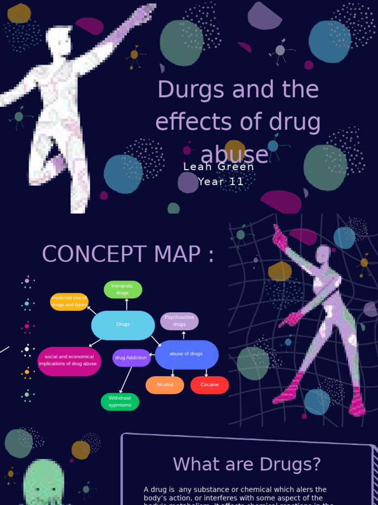 Drugs and Their Effects On Nervous System Presentation in Colored Comic ...