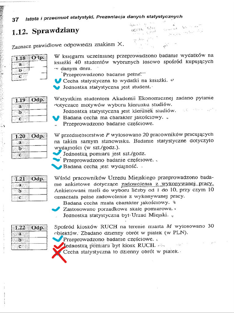 Statystyka zadania | PDF