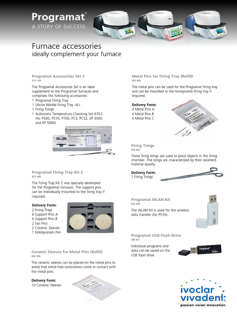Programat+ +Furnace+Accessories | PDF | Computing | Computer Engineering