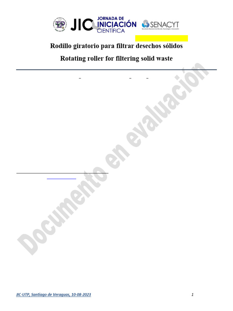 Instructivo-para-Autores-experimental_JIC | PDF | Residuos | Agua