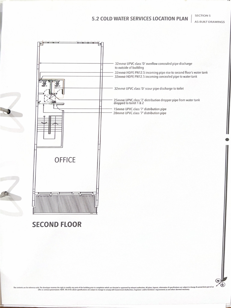 5.2 Cold Water Services Location Plan | PDF