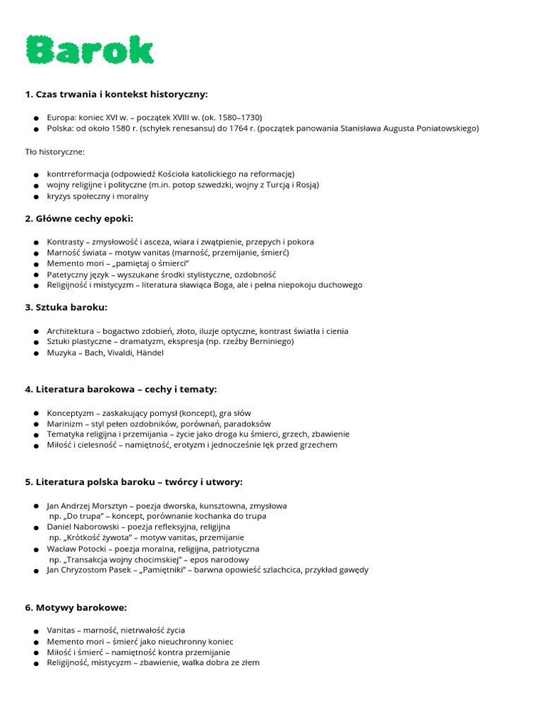Barok | PDF