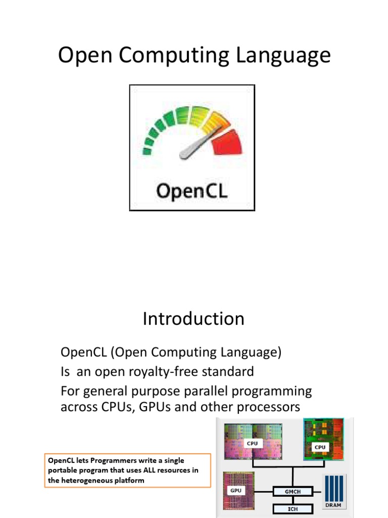 OpenCL Guide | PDF | Parallel Computing | Thread (Computing) OpenCL Guide | PDF | Parallel Computing | Thread (Computing)