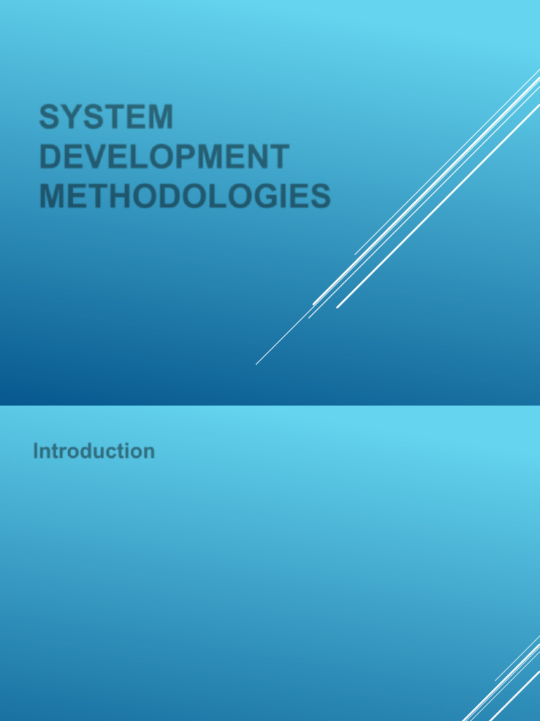 System Development Methodologies Overview | PDF | Software Development Process | Software ...