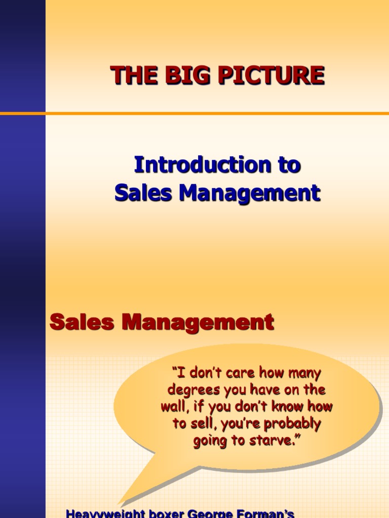 Sales Management Essentials Explained | PDF | Sales | Strategic Management