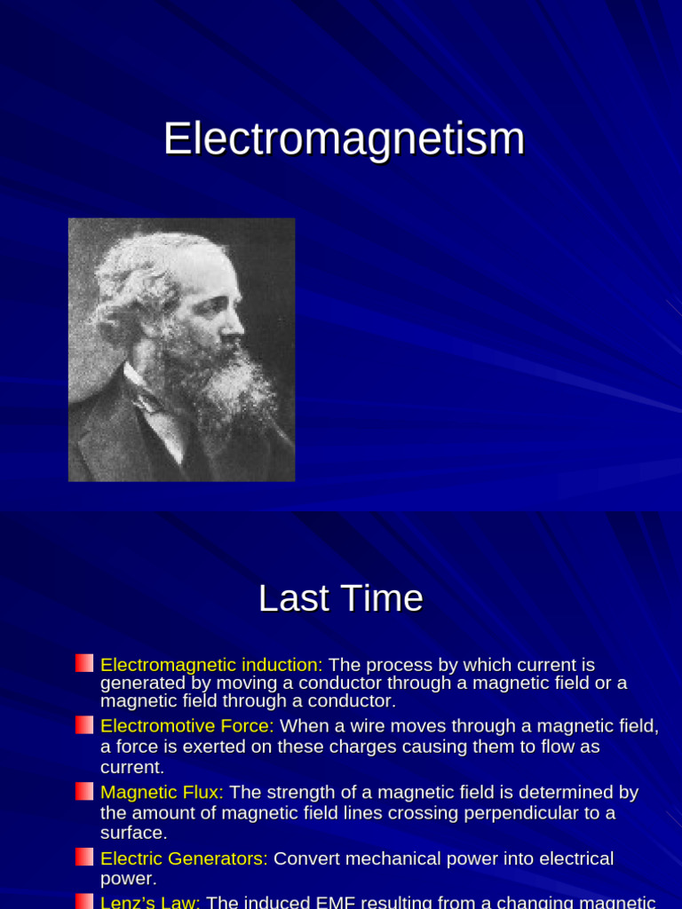 Electromagnetism - Regents - Short | PDF | Electromagnetic Induction | Light