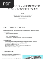 Reinforced Concrete Flat Roof | PDF | Roof | Wall