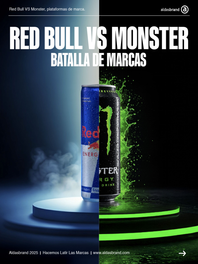 Red Bull Vs Monster, Batalla de Marcas | PDF | Marca | Marketing