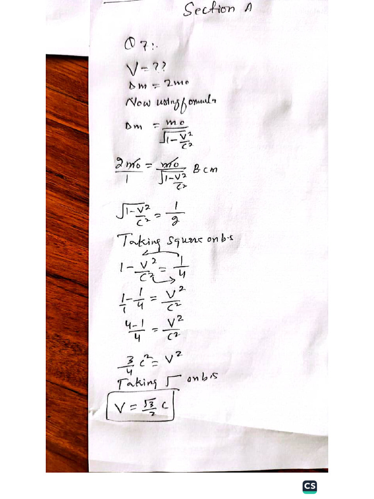 Short Section QN 3, 5,6,7,8,9 | PDF
