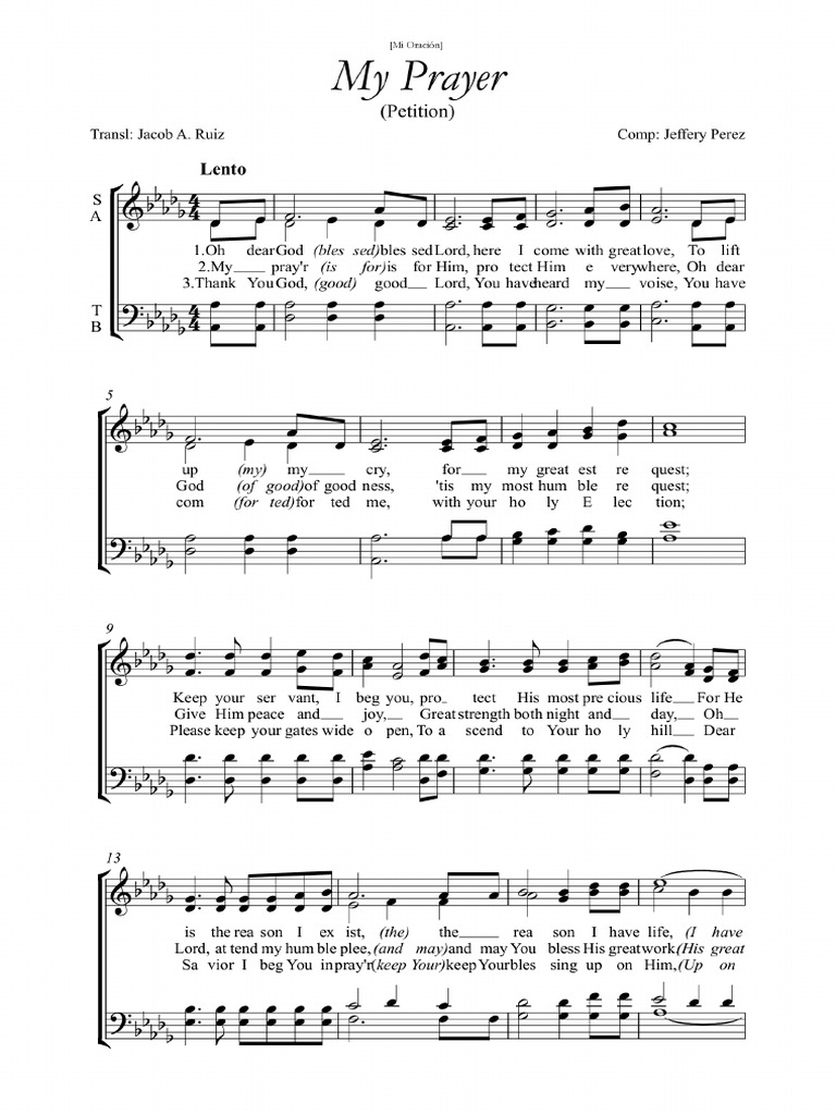 My Prayer | PDF