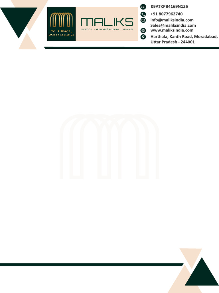 Quotation On Letterhead Shifted Down | PDF