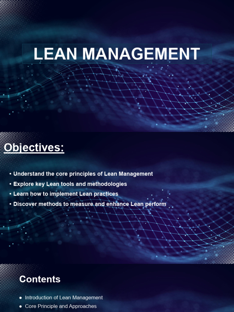 15 Lean Manufacturing Tools For SCM | PDF | Lean Manufacturing ...