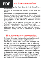 The Adventure - Class 11 (Notes) | PDF | Reality | Energy Level