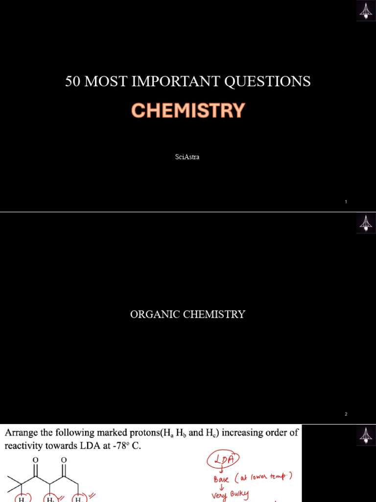 Chemistry Important Pyq | PDF